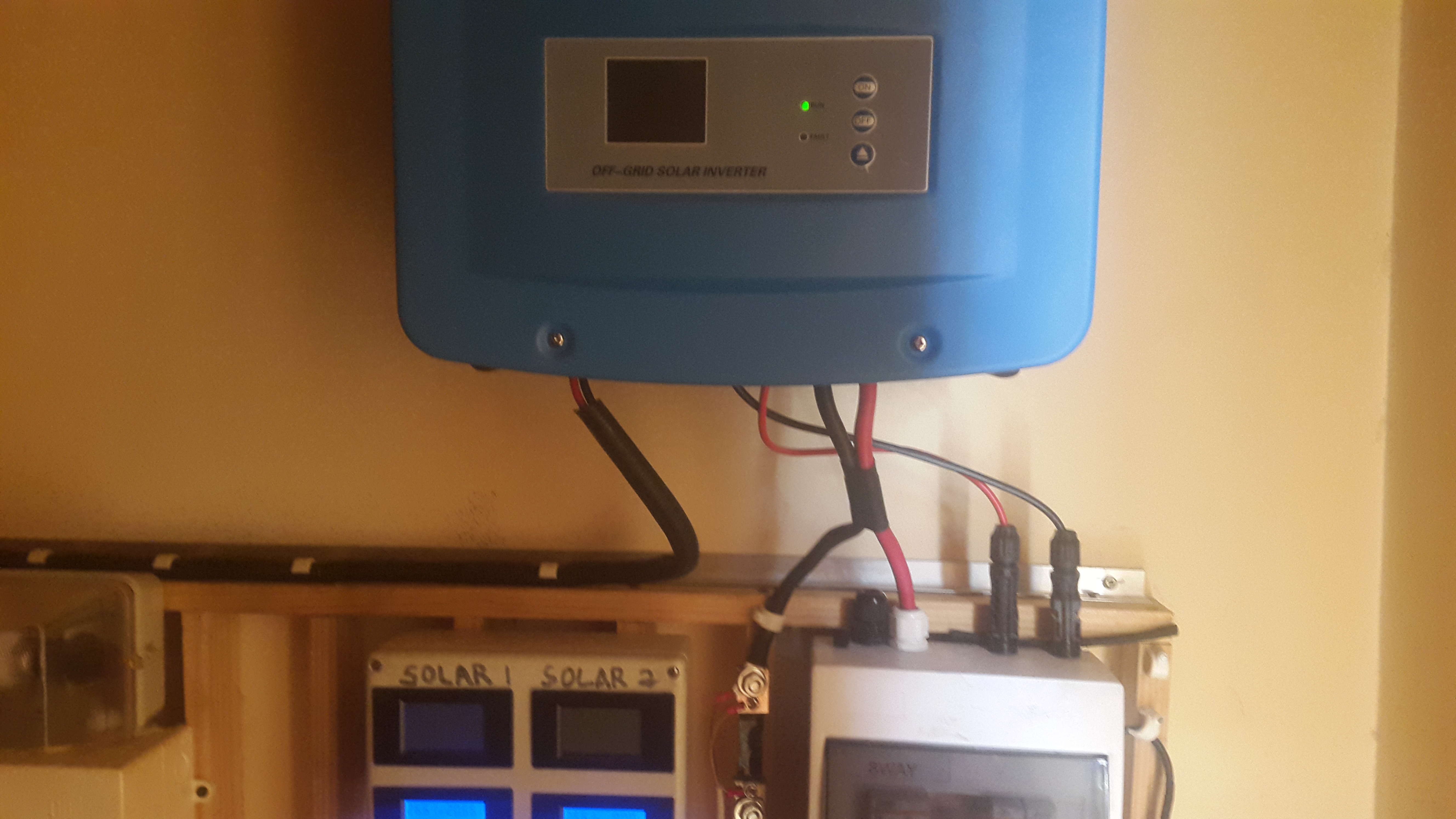 Experimental - DIY UPS Off-Grid Portable Solar System Installed On A ...